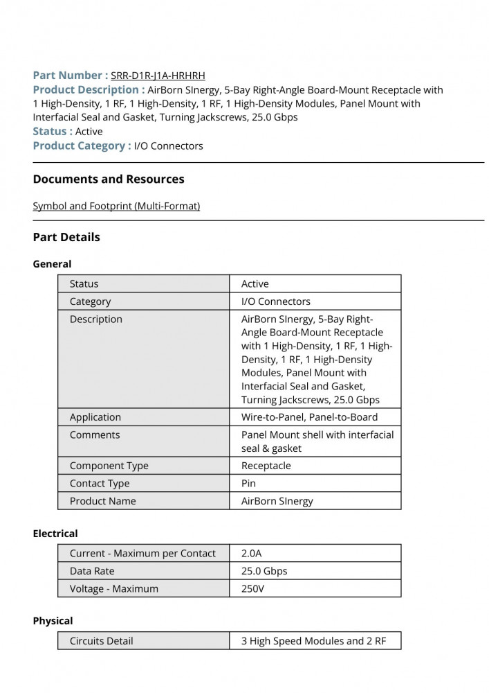 Product document page 1