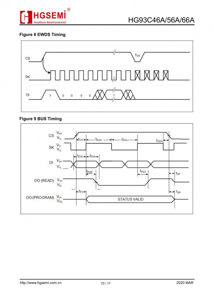 HG93C46AM/TR datasheet page 10