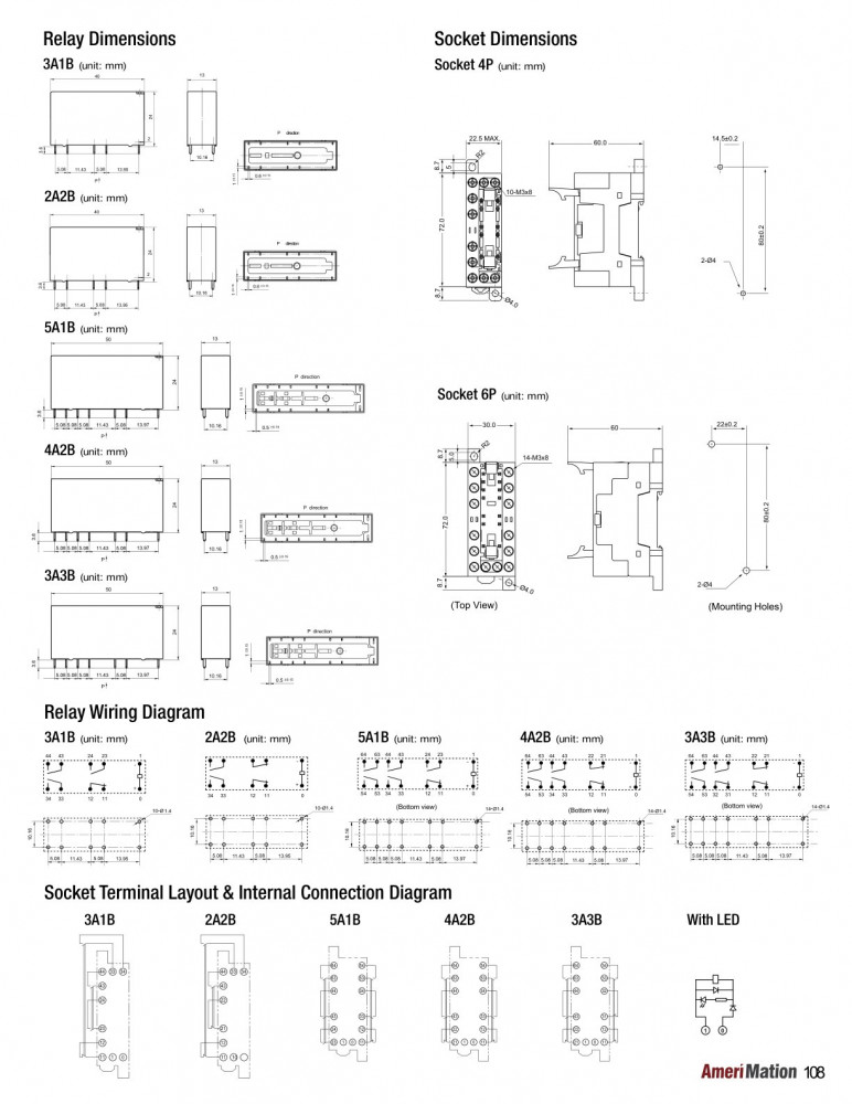 K7SR Series technical document page 2