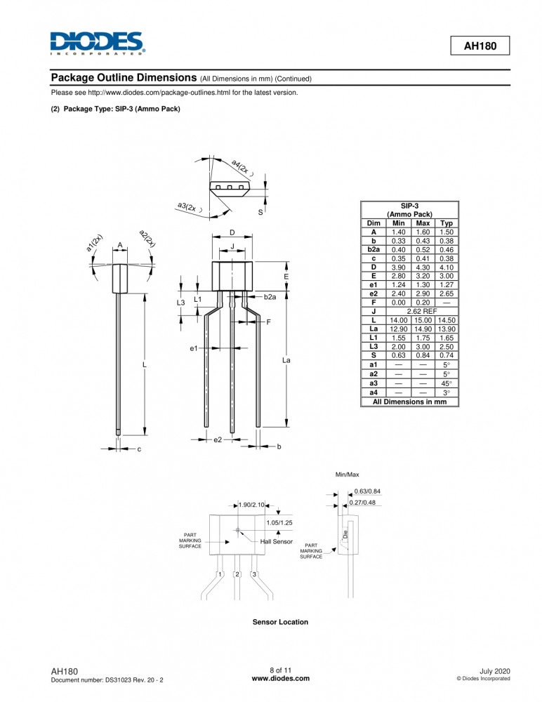 AH180 datasheet page 8
