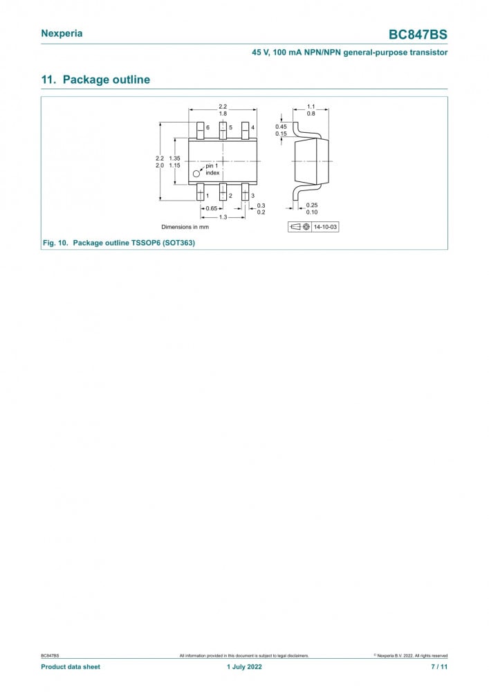 BC847BS datasheet page 7