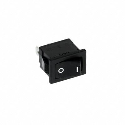E-Switch R5BBLKREDIF3 Rocker Switch
