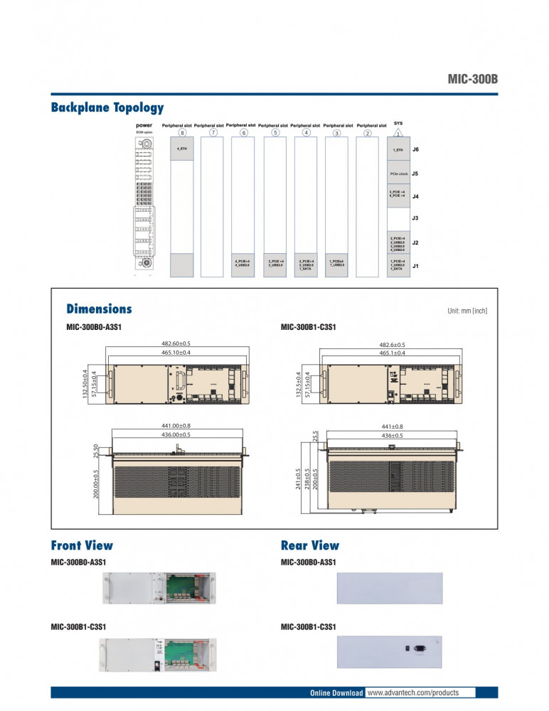 MIC-300B technical document page 2