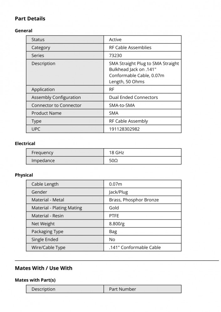 MOLEX 732309330 drawing page 2