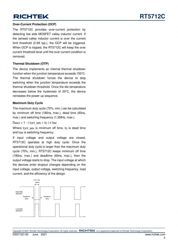 RT5712C datasheet page 3