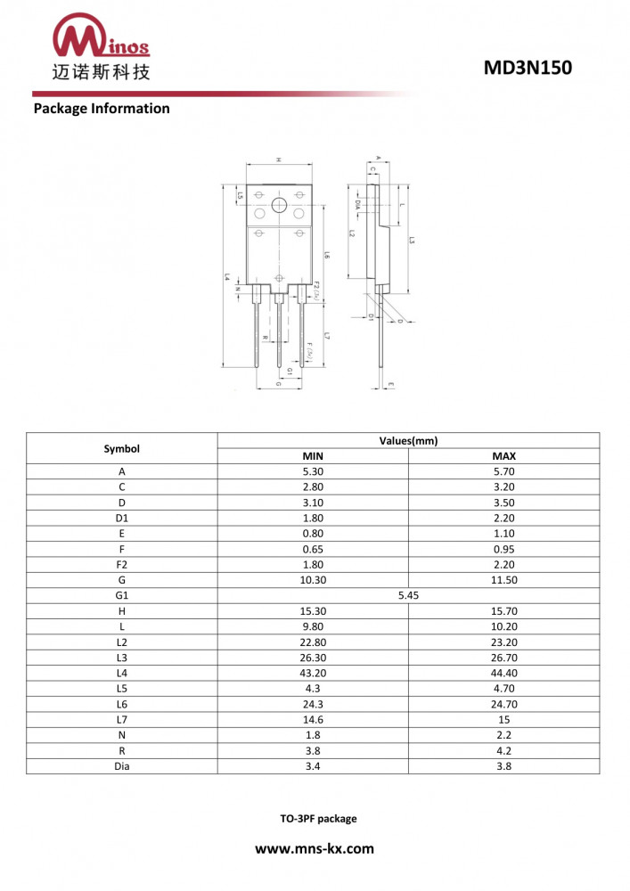 MD3N150 datasheet page 5