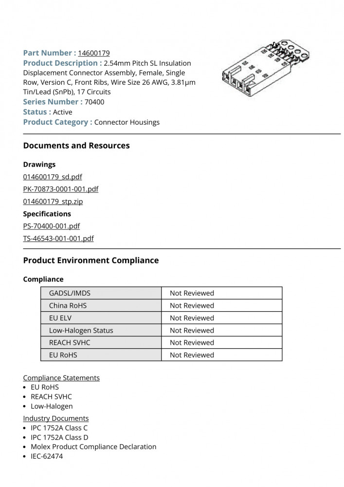 Product document page 1
