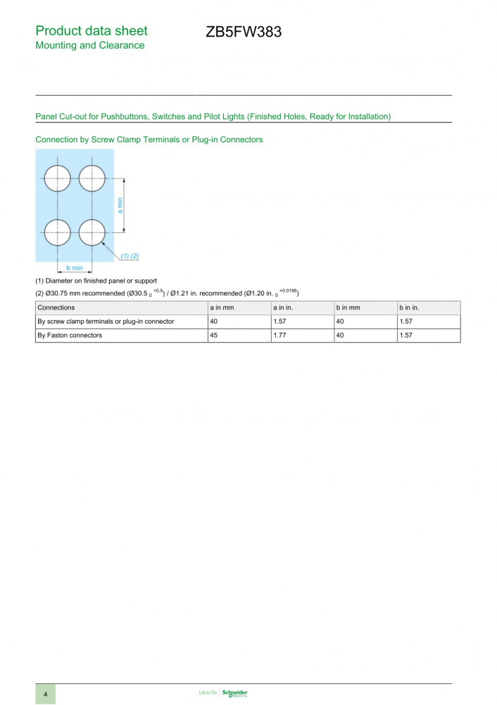 ZB5FW383 technical document page 4