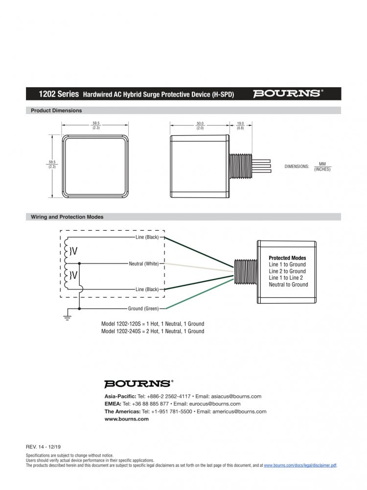 BOURNS 1202 Series datasheet page 2
