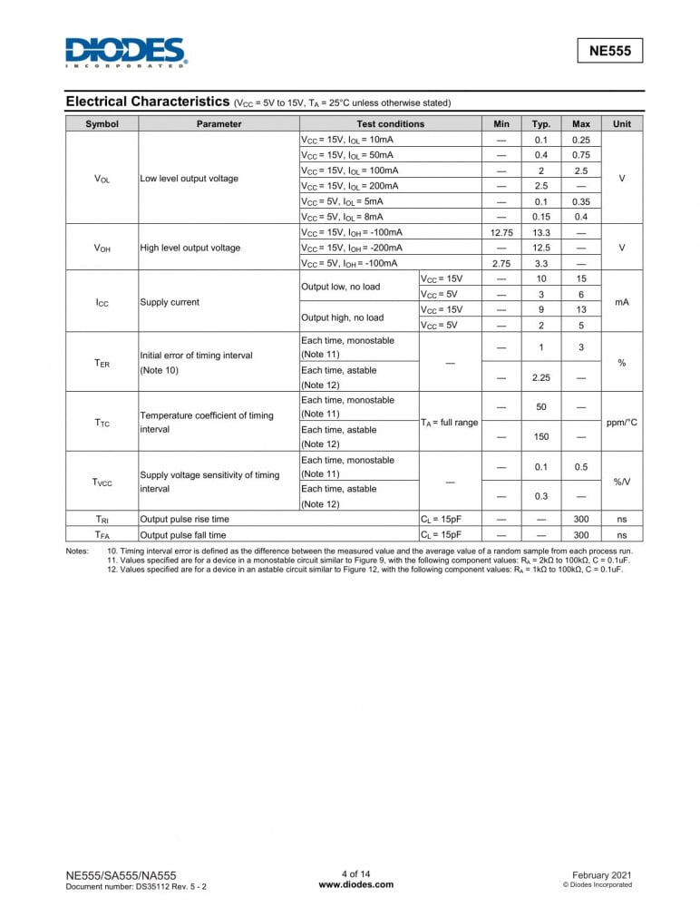 NA555S-13 datasheet page 4