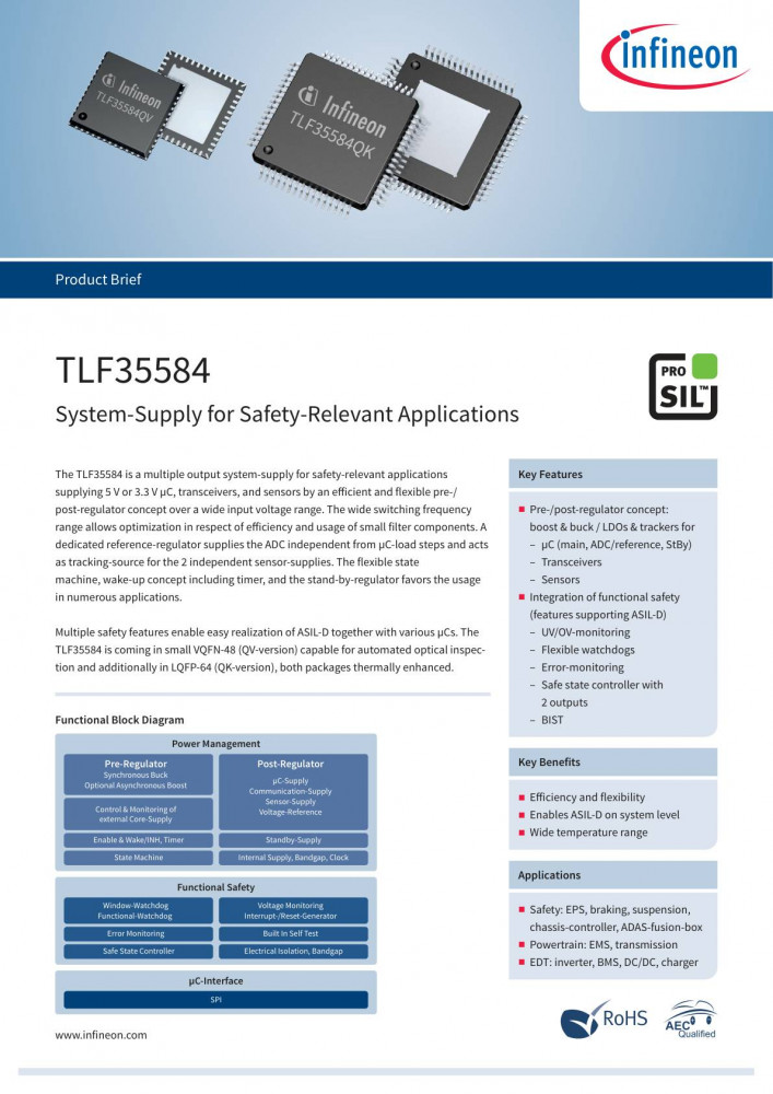 TLF35584 product brief page 1