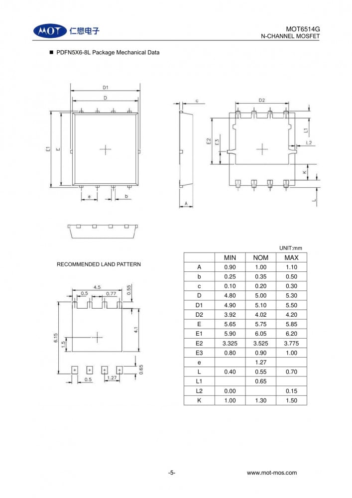 MOT6514G datasheet page 5