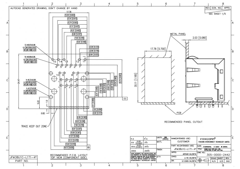 FOXCONN JFM38U1C-L1T1-4F document page 2