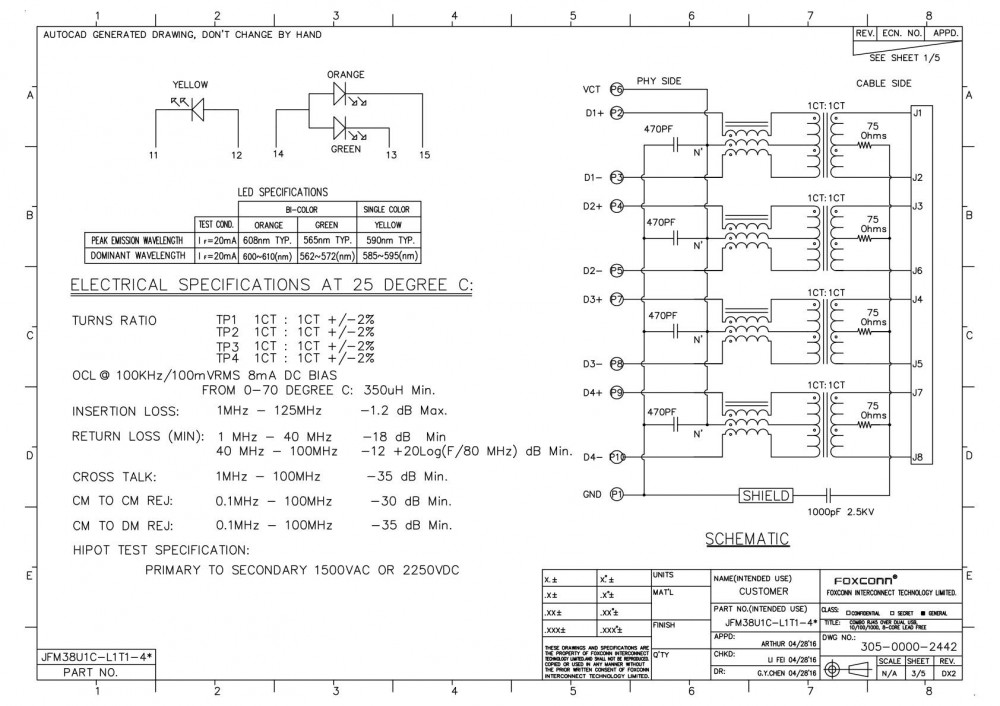 FOXCONN JFM38U1C-L1T1-4F document page 3