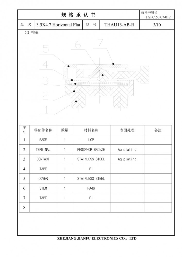 THAU13-AB-R specification page 4