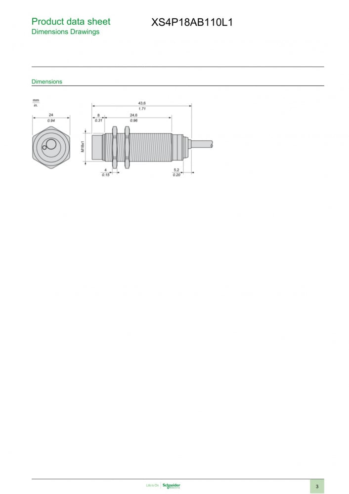 XS4P18AB110L1 technical document page 3