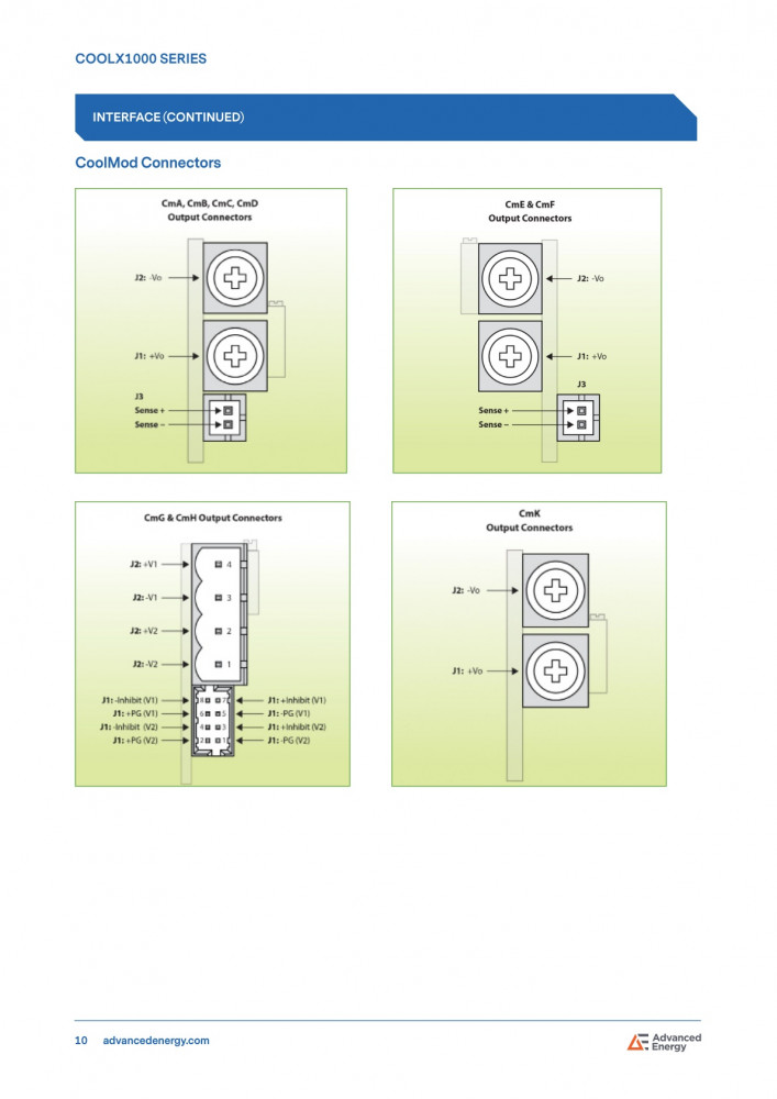 CoolX1000 datasheet page 10