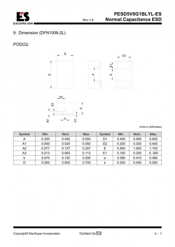PESD5V0G1BLYL-ES datasheet page 5