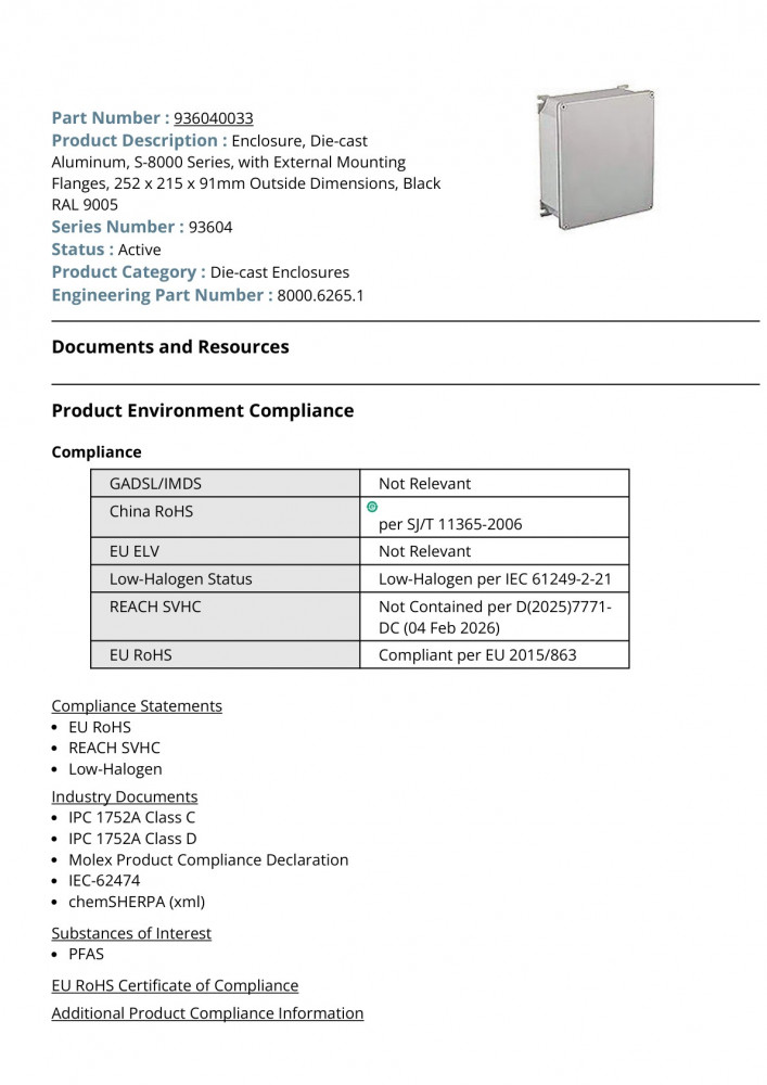 936040033 product documentation image 1