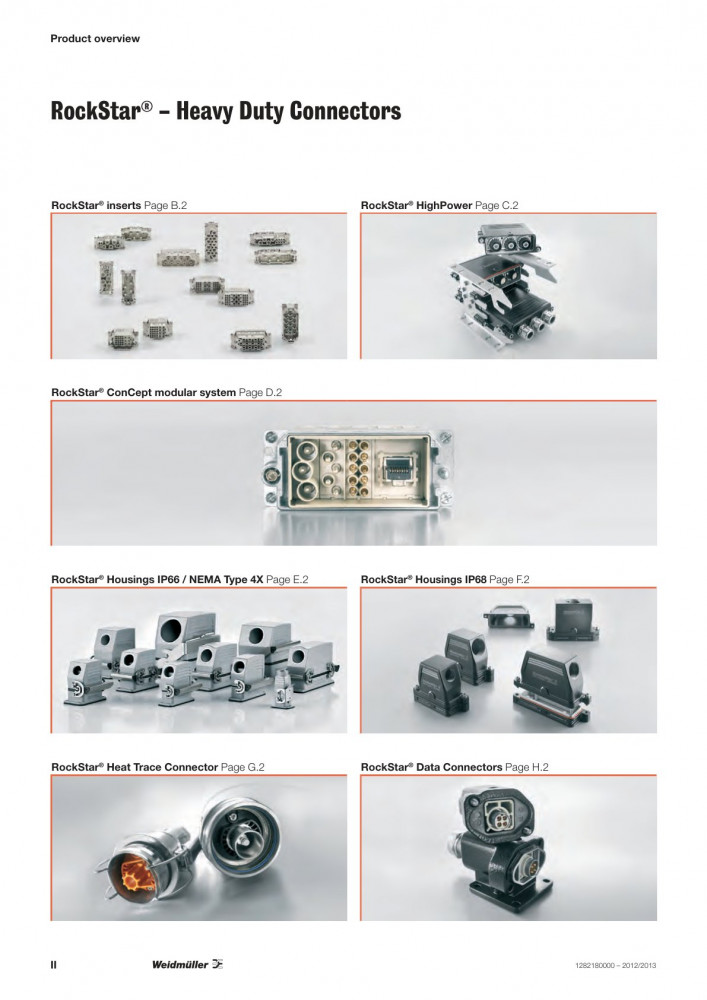 WEIDMULLER RockStar catalogue page 4