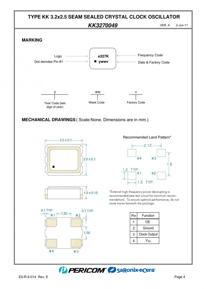 KK3270049 specification page 6