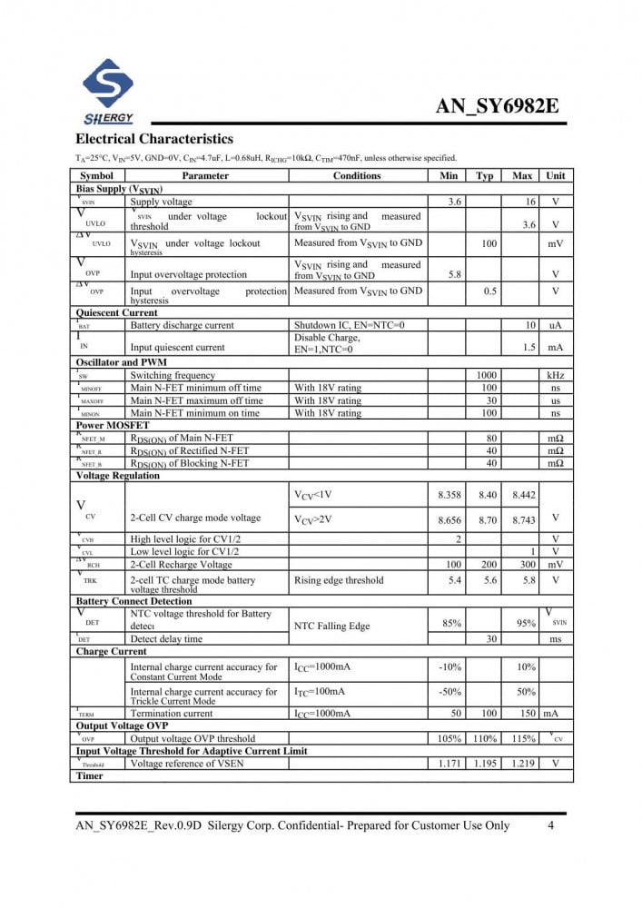 SY6982EQDC datasheet page 4