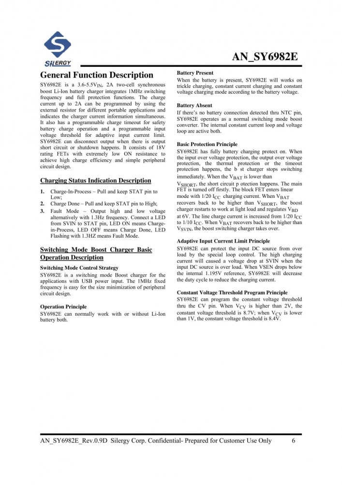 SY6982EQDC datasheet page 6