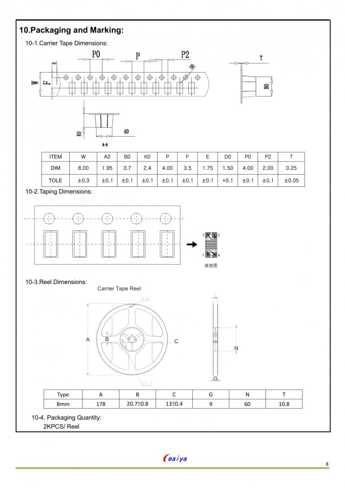 CCM3416F2-600T datasheet page 8