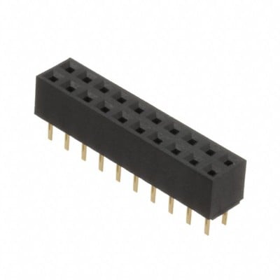 ADAM TECH 2RS2R-10-G Female Socket Header Receptacle