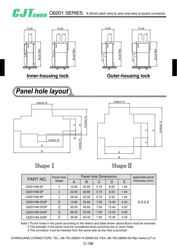 C6201HF-3P datasheet page 2