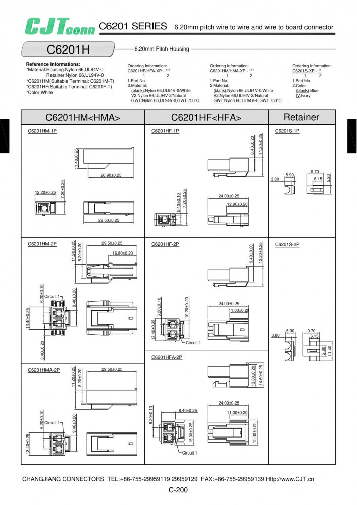 C6201HF-3P datasheet page 4