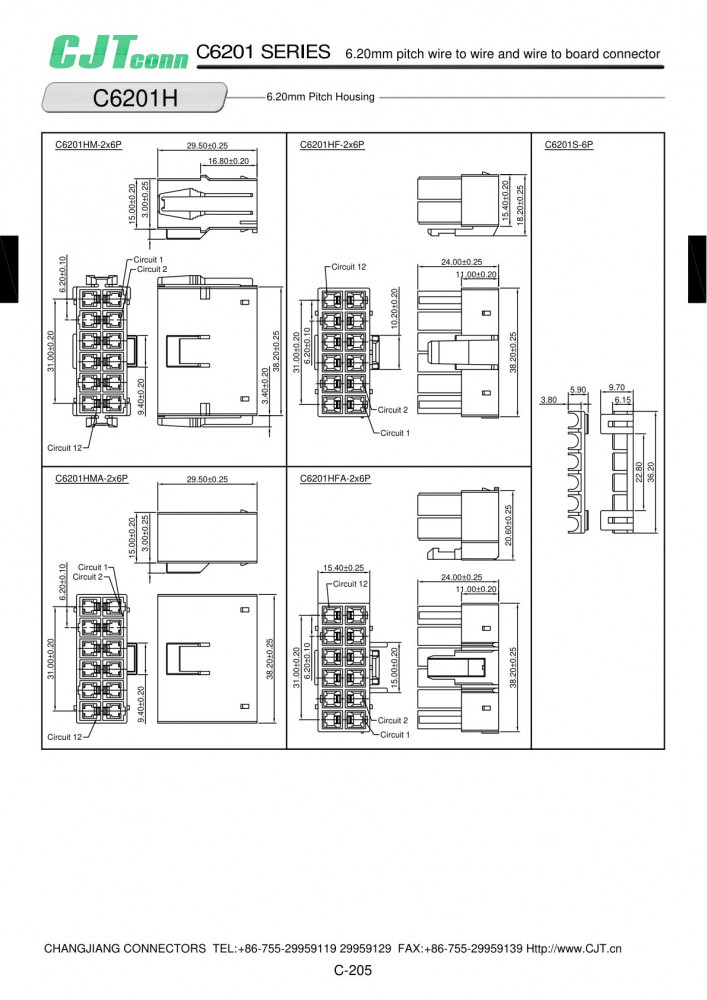 C6201HF-3P datasheet page 9