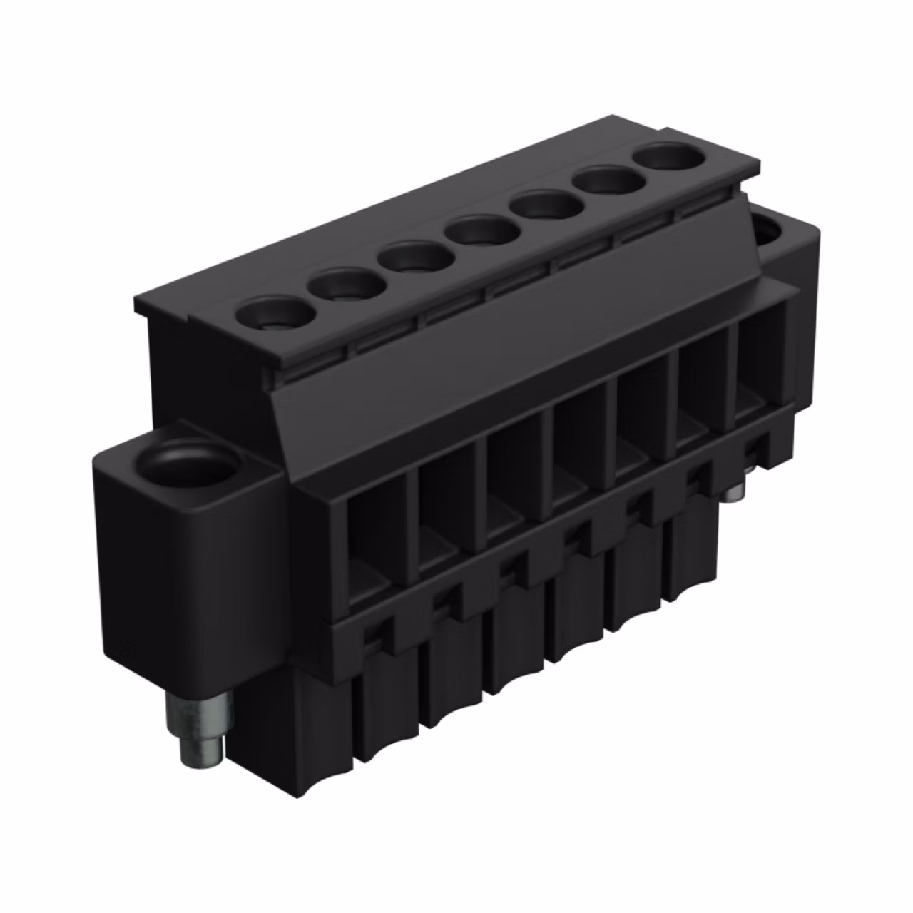 3.50mm Pitch Eurostyle Vertical Plug, with Retention Screws, Rear Wire Entry, 7 Circuits for sale