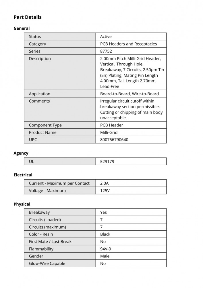 MOLEX 877520724 product document page 2