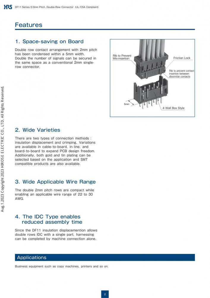 HRS DF11 datasheet page 2
