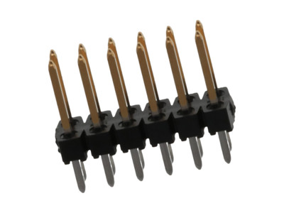2.54mm Pitch C-Grid III Header, Dual Row, Vertical, 22 Circuits, 0.38µm Gold (Au) Selective Plating