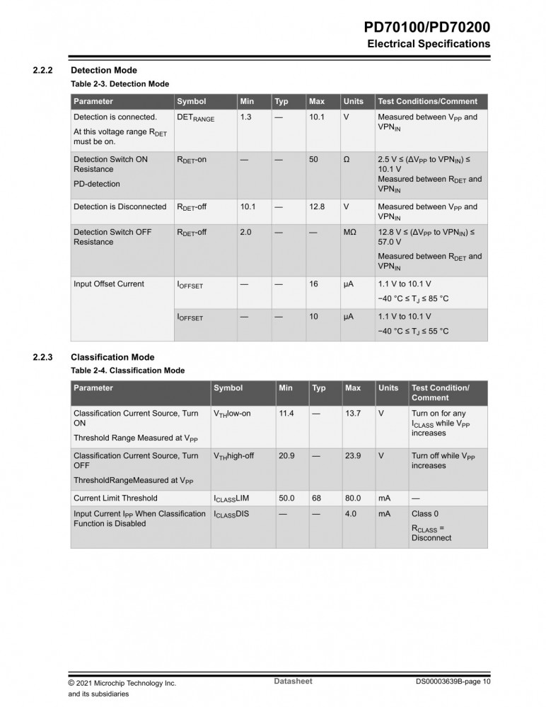 PD70200 datasheet page 10