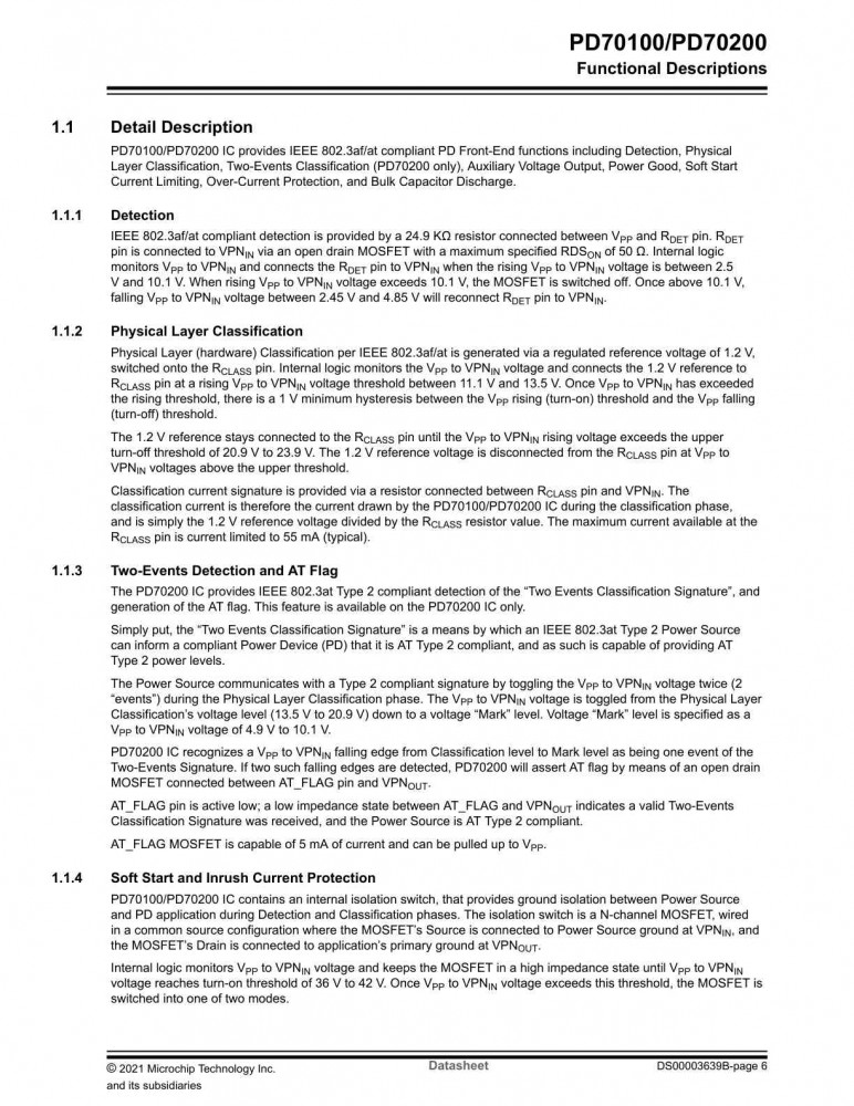 PD70200 datasheet page 6