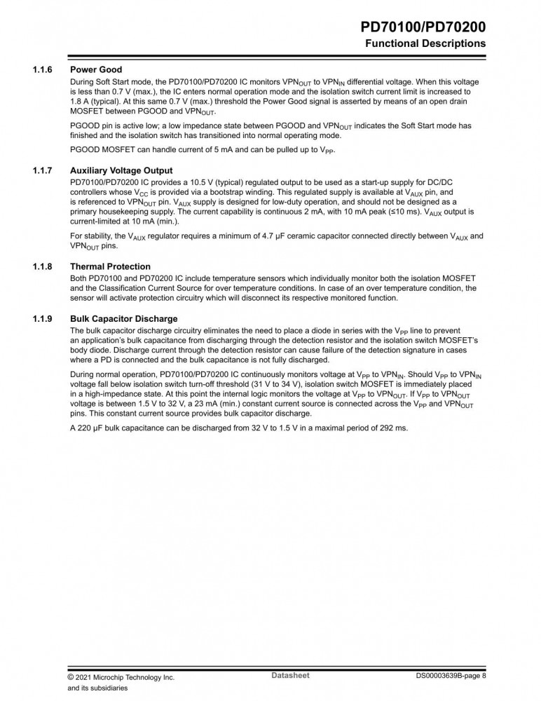 PD70200 datasheet page 8