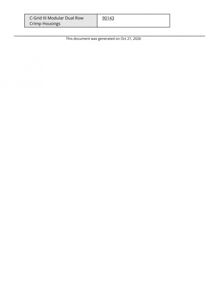 Technical document page 4 for MOLEX 901220153