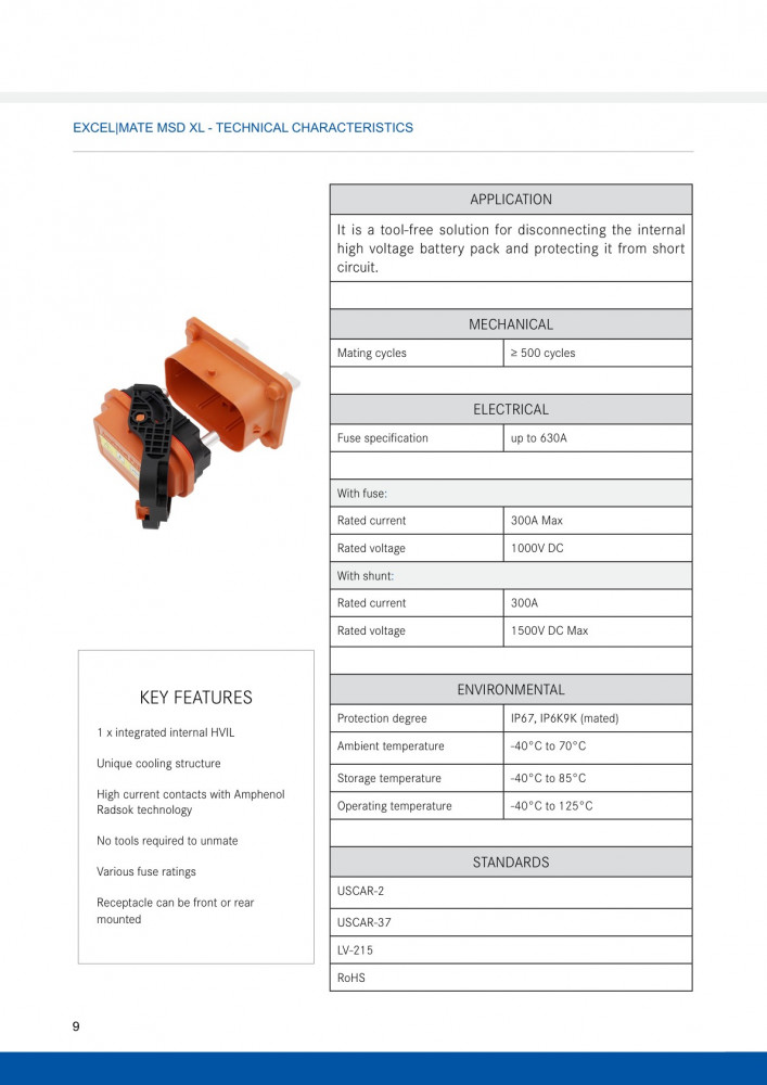 Amphenol EXCEL|MATE MSD document page 10