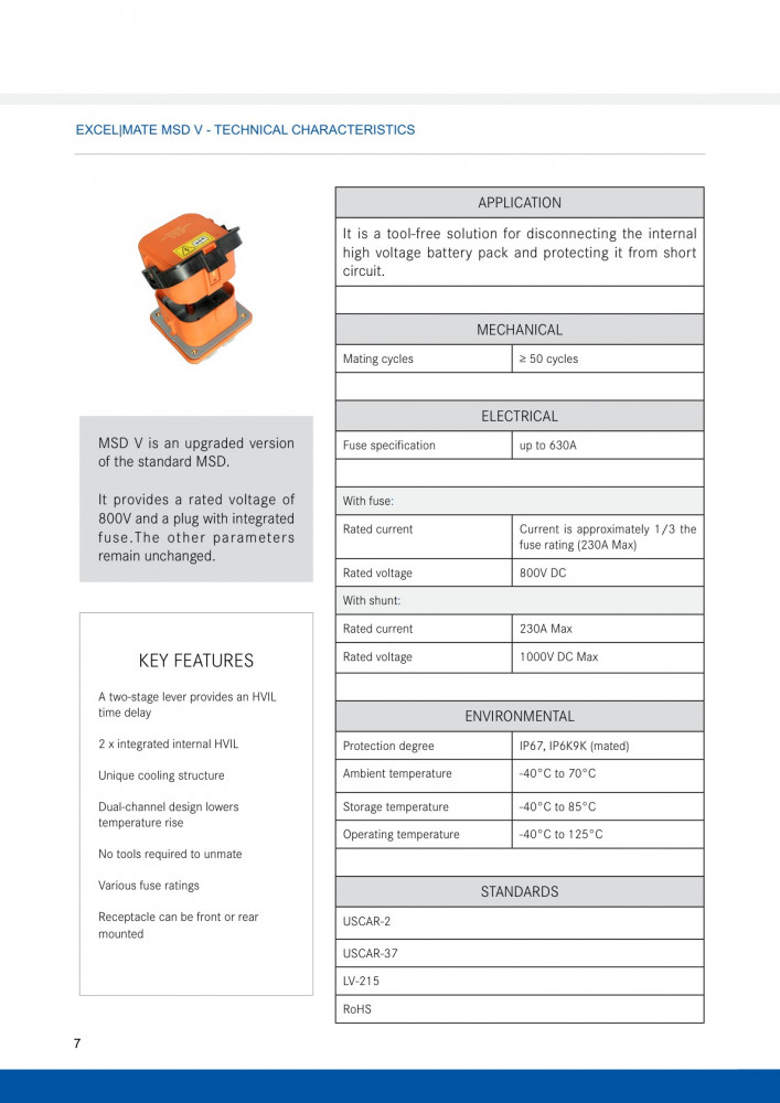 Amphenol EXCEL|MATE MSD document page 8