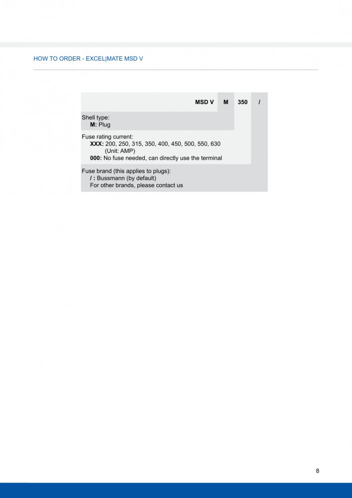 Amphenol EXCEL|MATE MSD document page 9