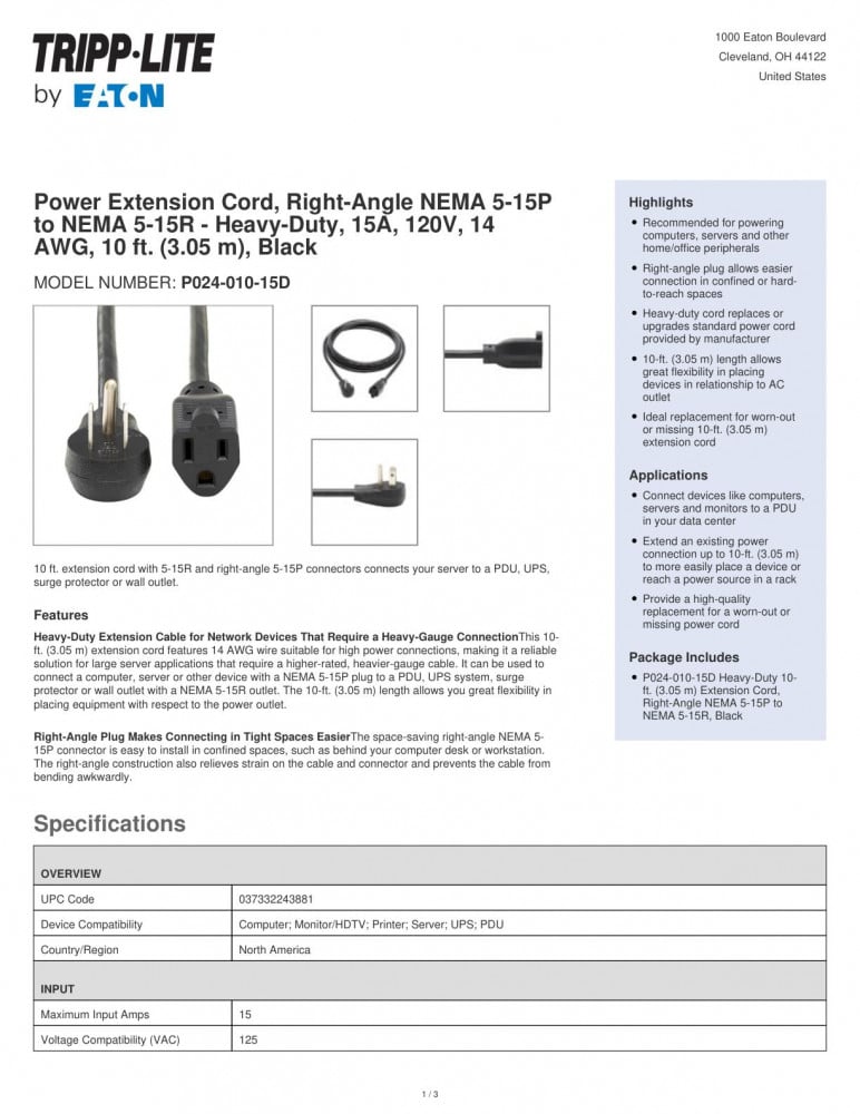 P024-010-15D technical document page 1