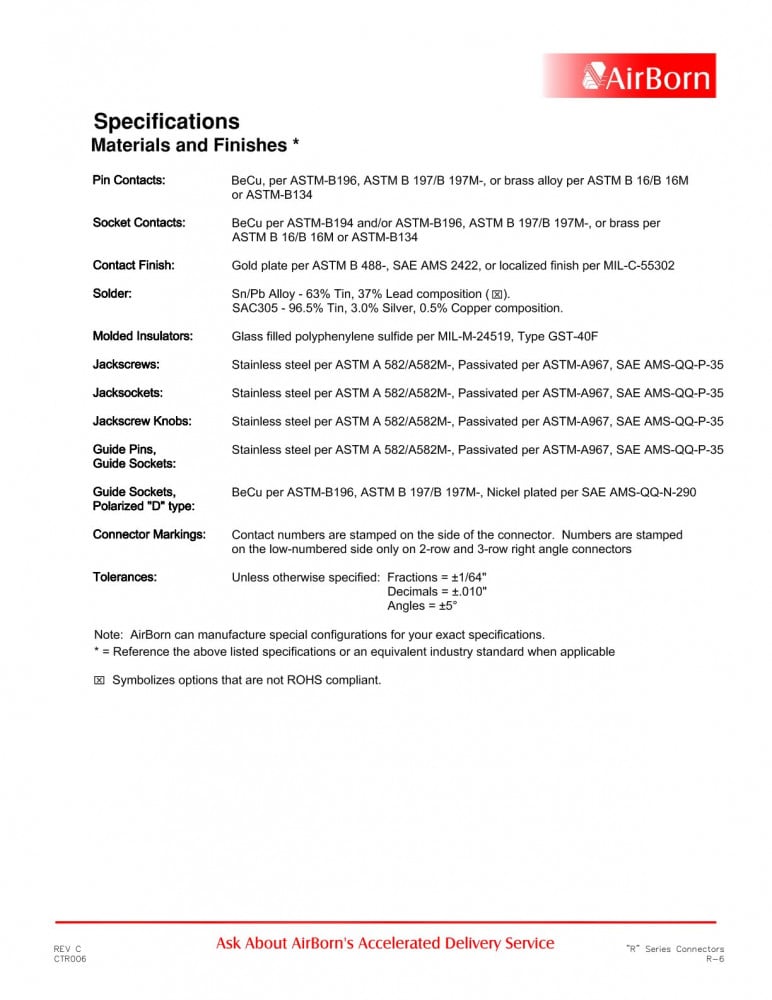 AirBorn RM Series catalog page 8