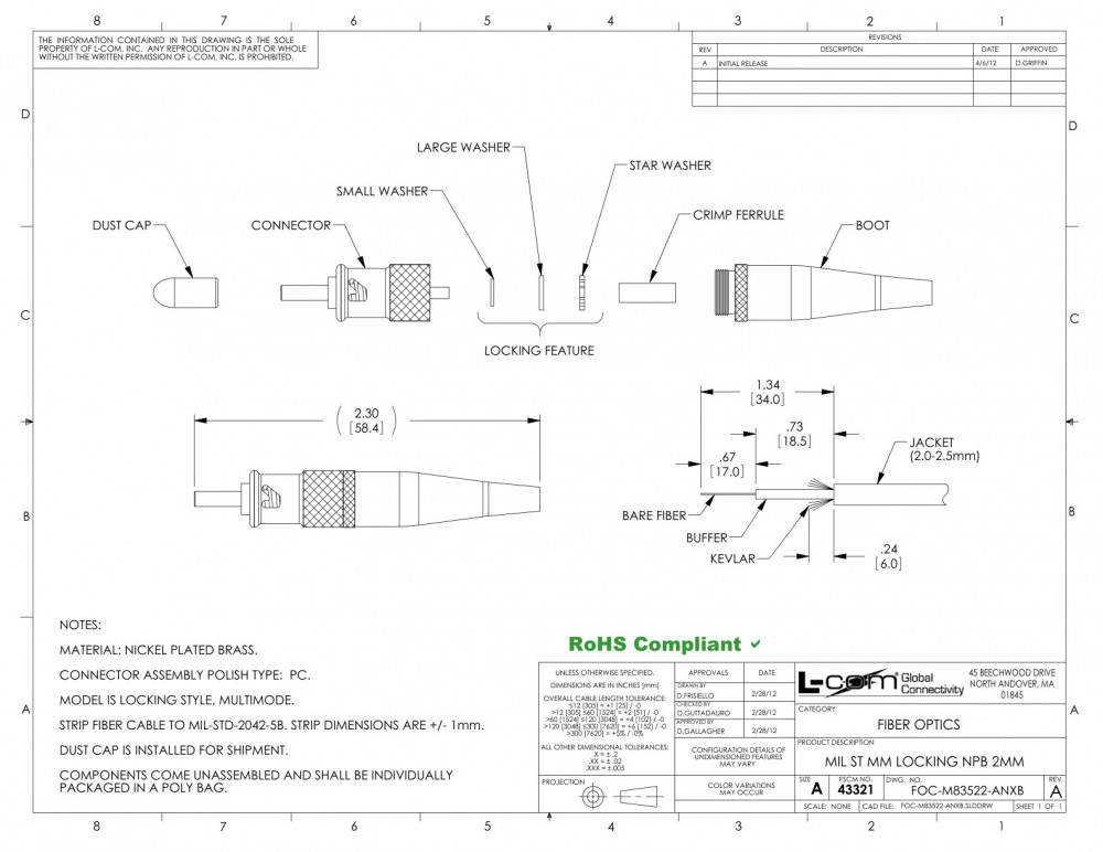 L-com FOC-M83522-ANXB technical drawing preview