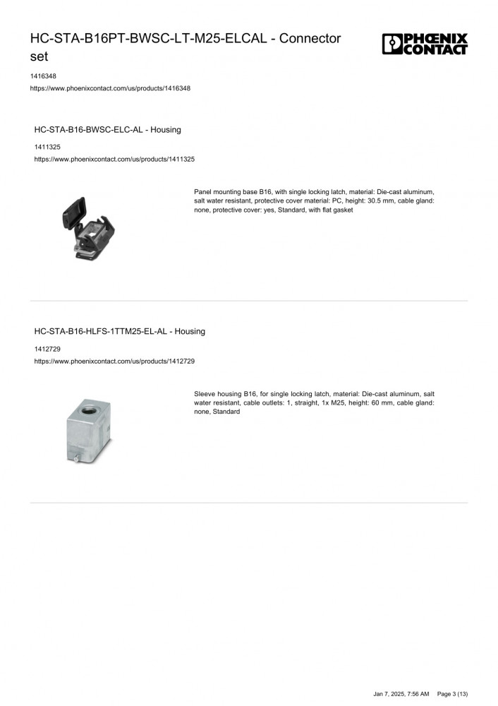 Phoenix Contact 1416348 technical document page 3