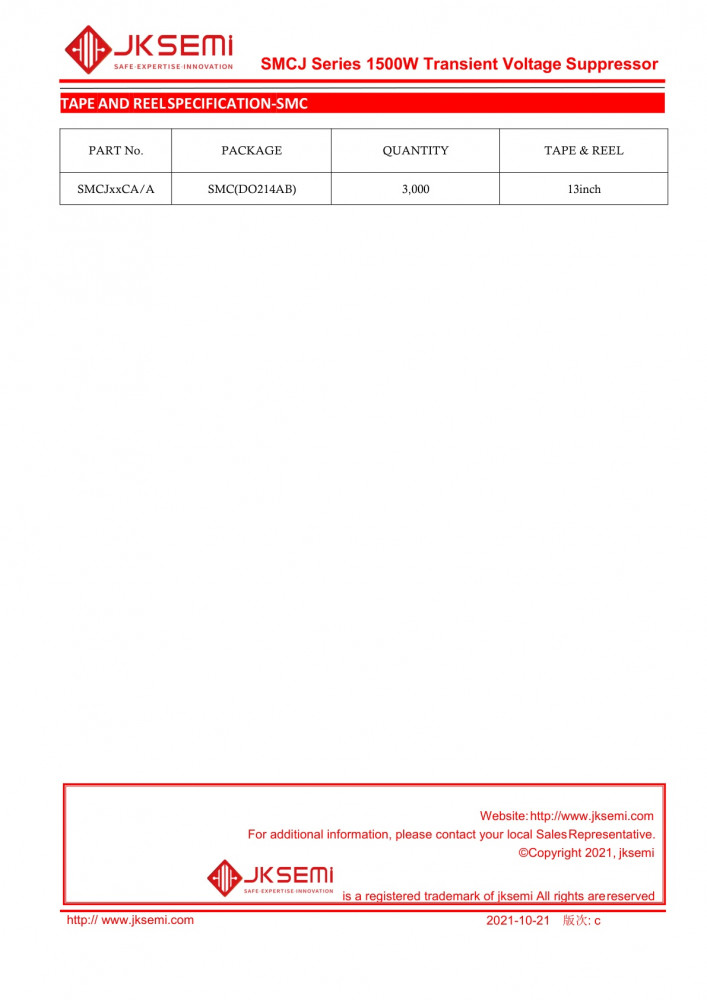 JKSEMI SMCJ series datasheet page 6