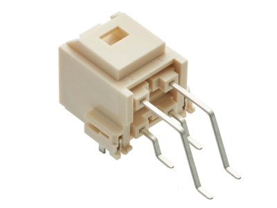 CP-6.5 Header, 6.50mm Pitch, Dual Row, Right-Angle, Polarized, Surface Mount, Tape and Reel Packaging, 6 Circuits, Natural