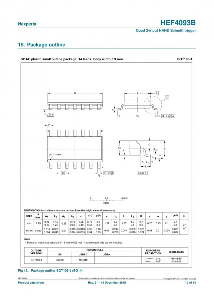HEF4093B datasheet page 10